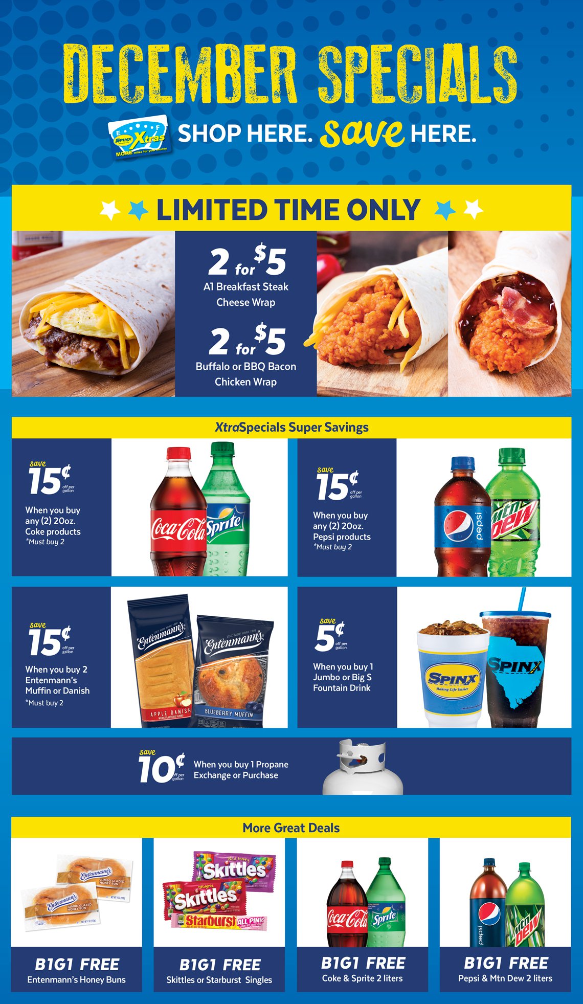 Spinx Xtras | Save on Gas and Stack Rewards